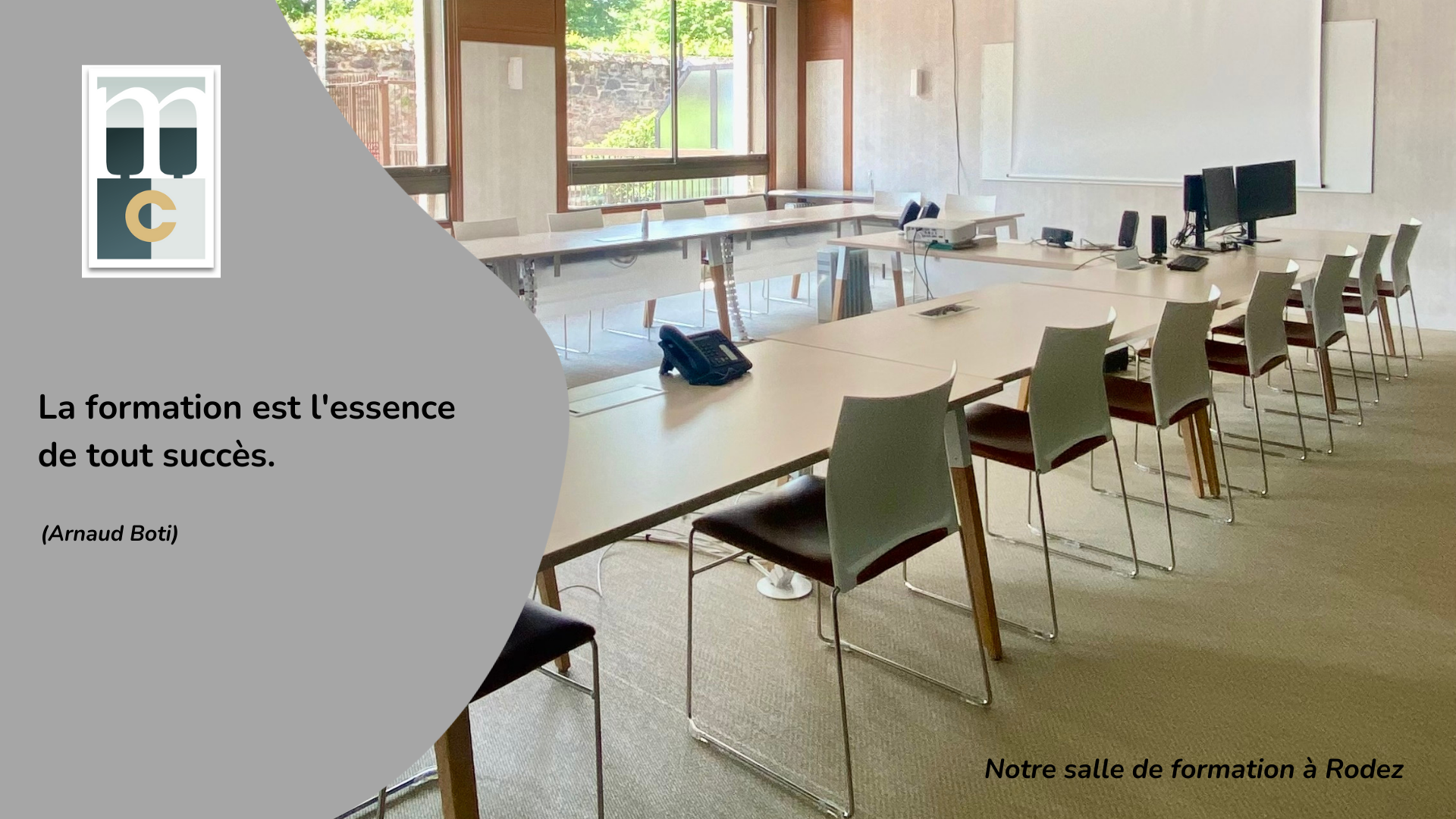 La formation est l'essence de tout succès